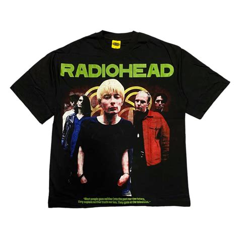 Band Tees × Rare Radiohead Oversize Fan Made Tee Grailed