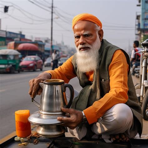 Premium Ai Image Illustration Of A Realistic 8k Photo Of Narendra