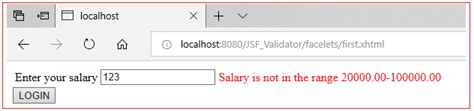 Jsf Validatedoublerange Java4coding