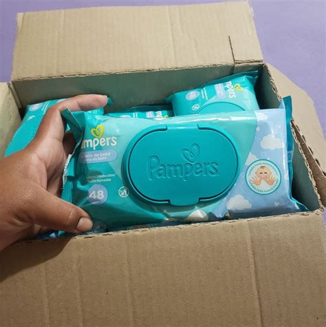 Lenços Umedecidos Pampers Cuidado De Bebê 576 Unidades Em Promoção No