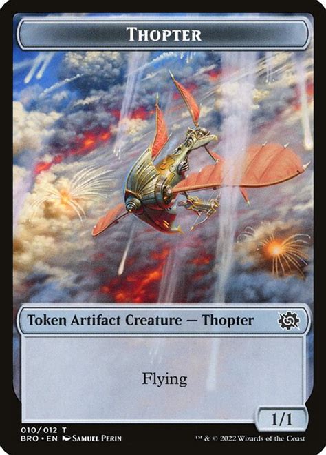 Thopter • The Brothers War Tokens Tbro • Cards • Mtg Arena Zone