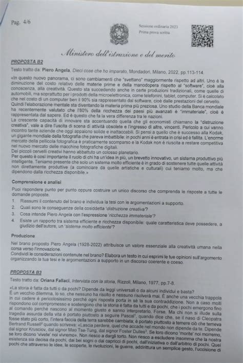 Tutte le tracce della Maturità 2023 i temi di italiano per la prima prova