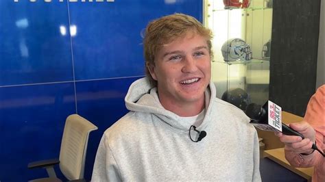Boise State Quarterback Maddux Madsen Talks With The Media Tuesday