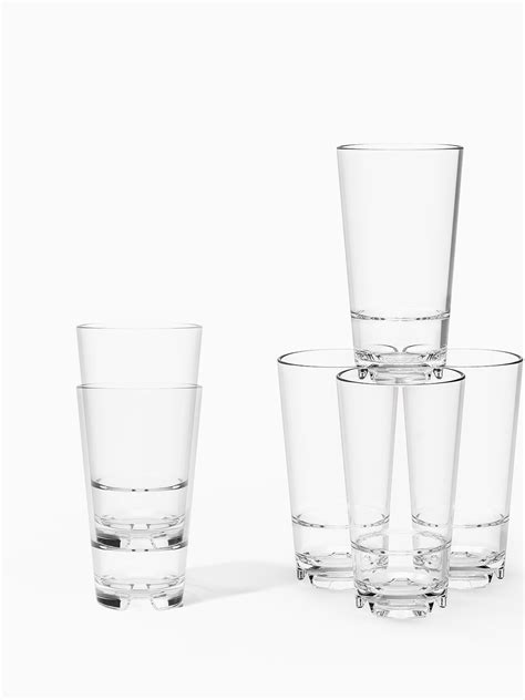 Reserve 14oz Stackable Tall Ms Copolyester Glass Bulk Tossware