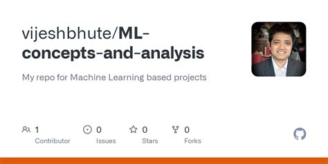 Github Vijeshbhuteml Concepts And Analysis My Repo For Machine