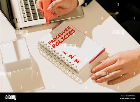 Conceptual Display Procedure Policiessteps To Guiding Principles Rules And Regulations Business