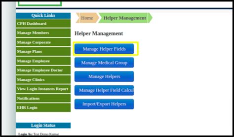 Manage Helper Fields Medixcel Support