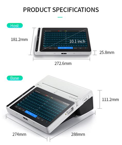 Ai Electrocardiograma ECG electrocardiograma la máquina portátil