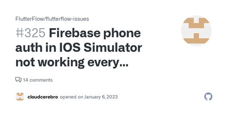 Firebase Phone Auth In Ios Simulator Not Working Every Alternate Time · Issue 325 · Flutterflow