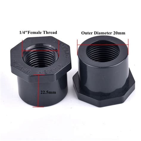 1~10pcs Upvc Female Thread Bushing Reducing Straig Grandado