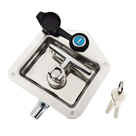 Tool Box Latch Stainless Steel T Handle Latch With Lock For Truck Rv