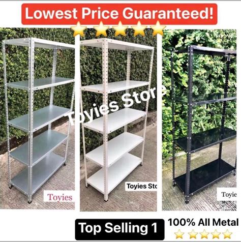 100 All Metal Multifunction Galvanized All Metal 5 Layer Shelves