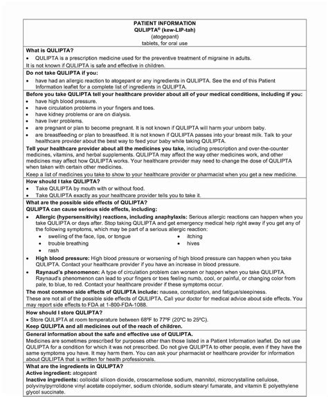 What Is Qulipta® Atogepant A Migraine Preventive Treatment