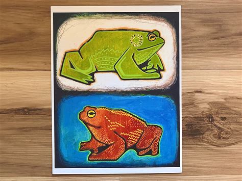 Frog And Toad Fine Art Print Mammalmatt