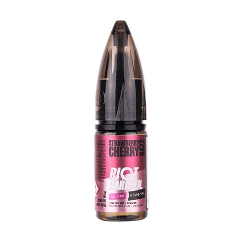 Riot Squad Bar Edtn Strawberry Cherry Razz Nic Salt E Liquid