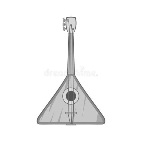 Guitar Triangle Icon Outline Style Stock Vector Illustration Of Play