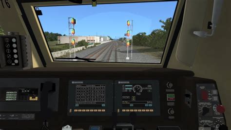 Amtrak Locomotive Cab