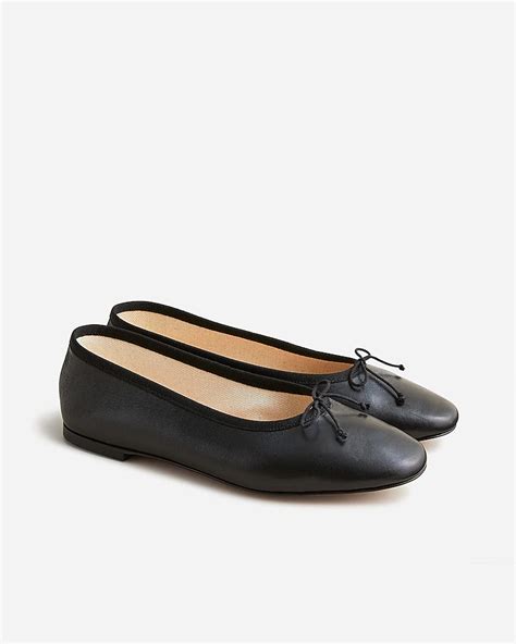 Jcrew Zoe Ballet Flats In Leather For Women