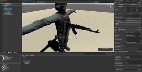 Issues With Adding Weapons To A Character Using Animation Rigging Unity Engine Unity Discussions