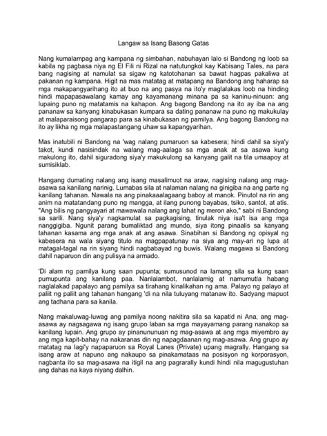 Langaw Sa Isang Basong Gatas Pdf