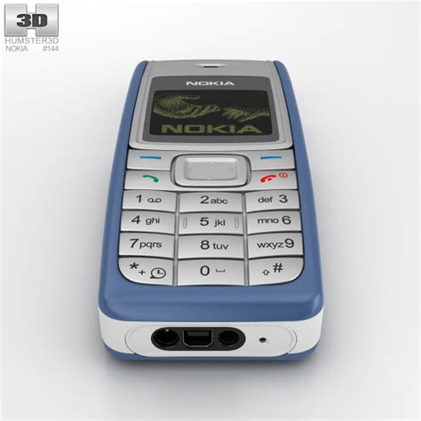 Nokia 1110 Blue Modelo 3d Descargar Teléfonos On