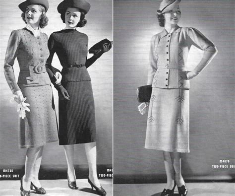 Vintage 1930s Knitting Pattern Booklet Corticelli Hand Knit Fashions