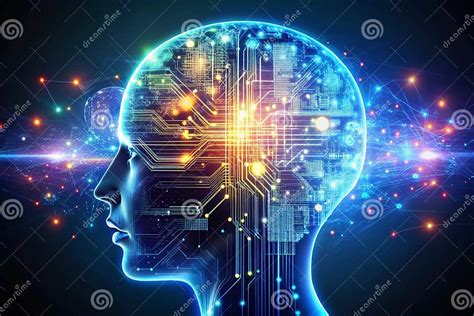 Symbolizing Ai A Visual Representation Of Artificial Intelligence And Its Impact Stock