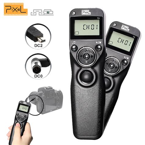 Wired Shutter Release Timer Remote Control Cable Cord Pixel T3 Dc0dc2