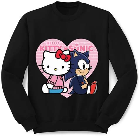 Hello Kitty X Sonic The Hedgehog T Shirt