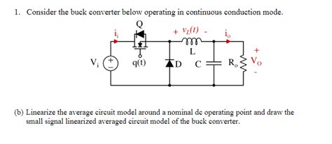 Solved Consider The Buck Converter Below Operating In Chegg