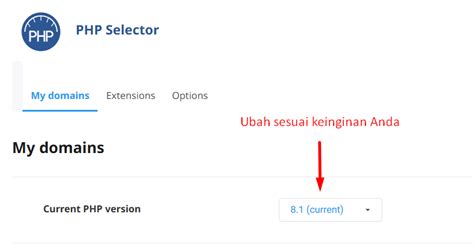 Menggunakan Select PHP Version Dan MultiPHP Manager CPanel