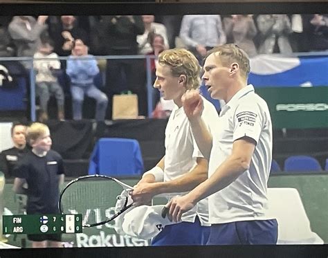 Leonidas On Twitter Suomi 2 1 Johtoon Daviscup Suomi Argentiina