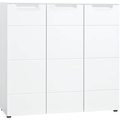 armoire à chaussures mailand décor blanc 101 x 99 x 35 cm boutique en