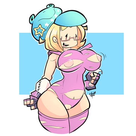 Rule 34 1girls Blonde Hair Cap Chelo Drooling Female Glasses Gloves