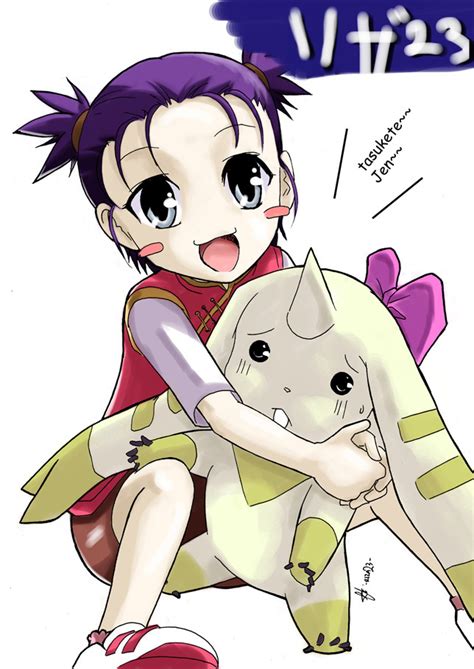 Terriermon And Lee Shaochung Digimon And More Drawn By Riza Danbooru