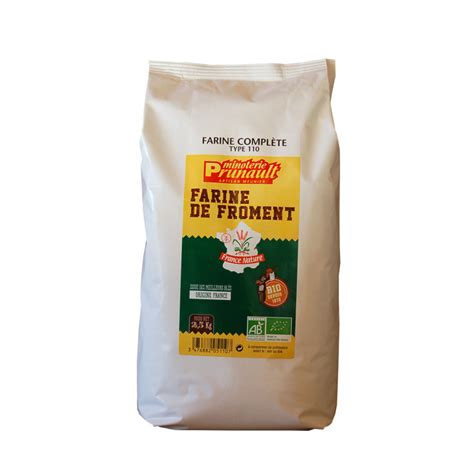 Farine Blé T110 Bio 25kg Les Buissonnières