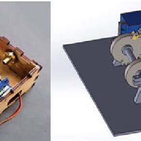 The Servo Gear Box With Two Sets Of Driven Gears With Servo Motors Download Scientific Diagram