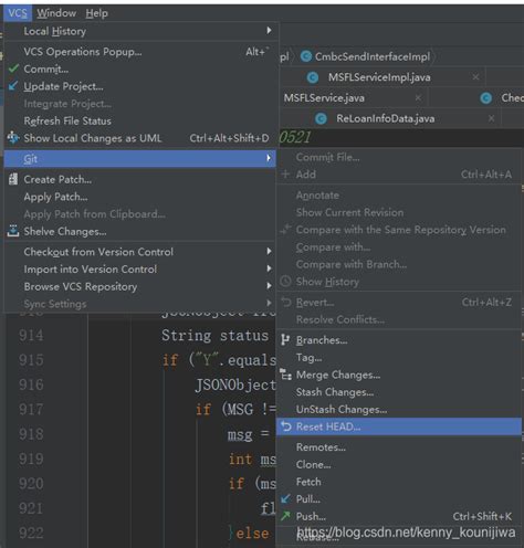 震惊！！idea使用git Pull错代码后居然可以这样回退！！idea 撤回pull Csdn博客