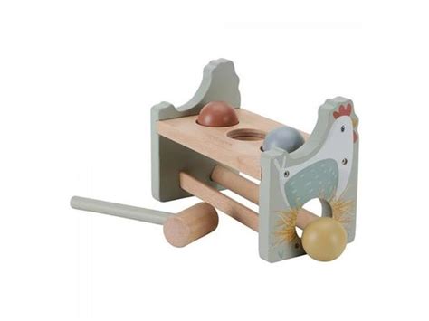 Banc à Marteler En Bois Fsc Little Farm Cdiscount Jeux Jouets