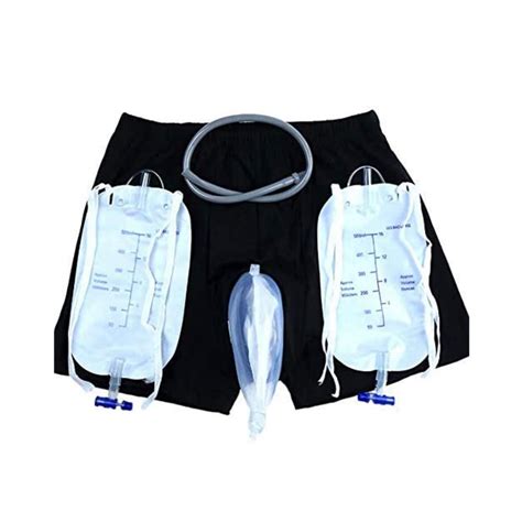 Buy 500ml Incontinence Pants For Men With Collection Urine Bag Adults