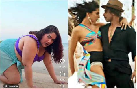 Fashion Influencer Dancing On Deepika Padukone Pathan Song Besharm Rang