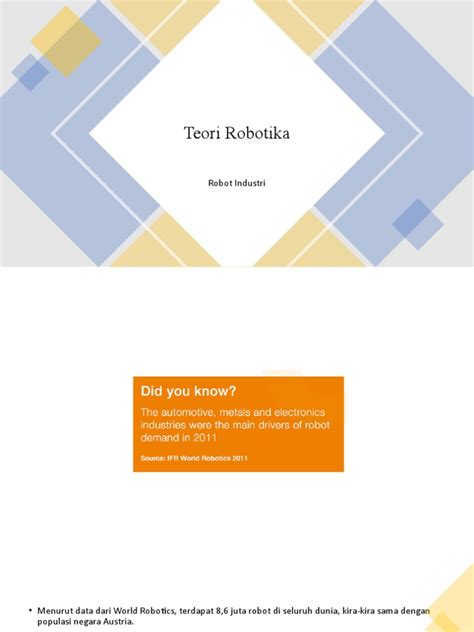 Robot Industri Translasi And Formasi Pdf