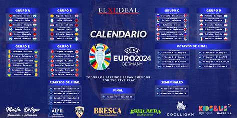 Guía Completa De Toda La Eurocopa 2024 Horarios Grupos