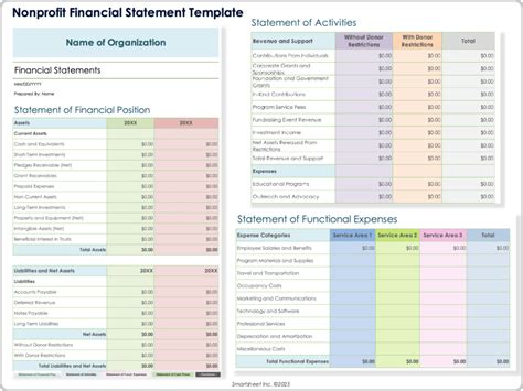 Free Financial Statement Templates