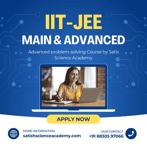 Iit Jee Main And Advanced Program Satish Science Academy