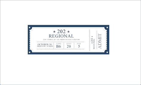 √ Free Printable Event Ticket Template