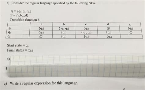 solved consider the regular language specified by the