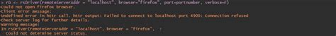 R Rselenium Code Suddenly Not Working Without Any Updates Or System