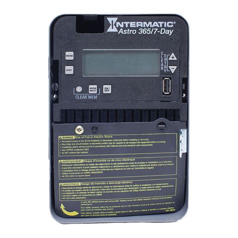 Intermatic 7 Day Astronomic Electronic Timer 52ru59 Et2815c Grainger