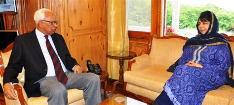 Chief Minister Meets Governor Kashmir Life
